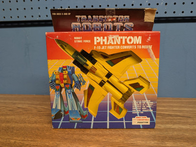 Phantom F-15 Complete In Box | G1 Transformers Transistor Robots Four ...