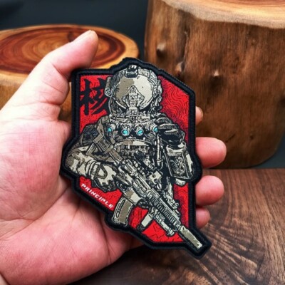 Dark Night Ghost Tactical Patch Creative Embroidery Badge DIY Clothing ...