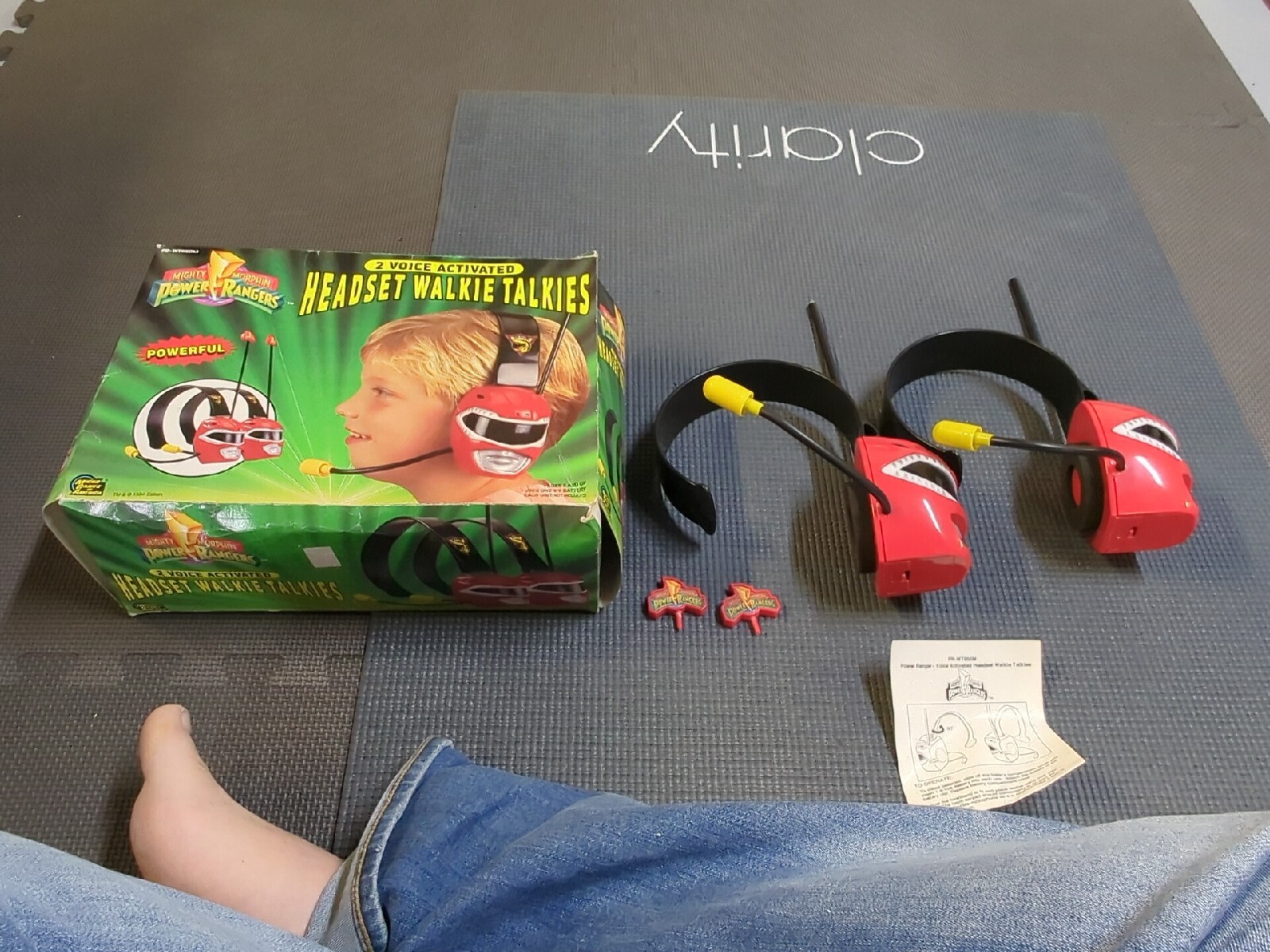 1994 Mighty Morphin Power Rangers Headset Walkie Talkies | eBay