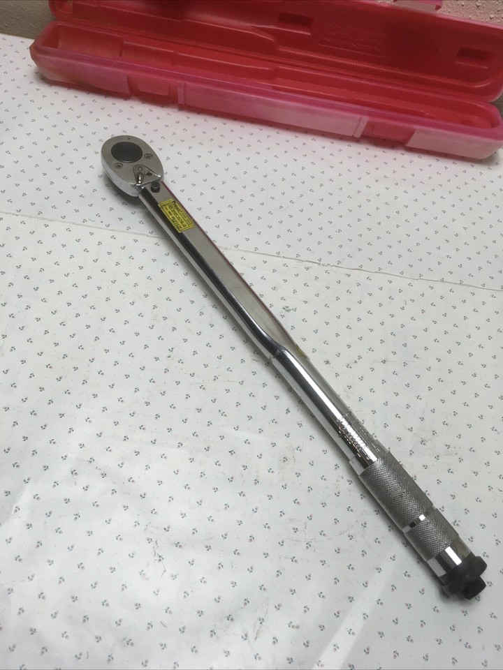 Pittsburgh Tools by Harbor Freight 1/2” Drive Click Stop Torque Wrench ...