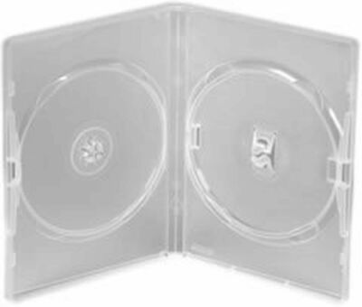 10 X Amaray Double Clear DVD Cases 14mm Spine Genuine Amaray UK STOCK ...