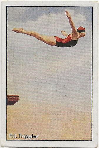 63/488 SAMMELBILD - ALTE ZEITEN - KUNSTSPRINGEN TRIPPLER CHARLOTTENBURG ...