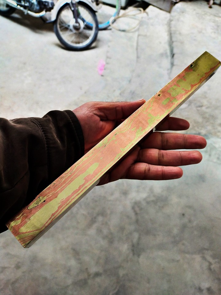 Mokume Gane brass copper for rings jewellery knife guards scales Bar ...