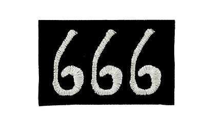 patch backpack 666 biker goth black devil motorcycle baphomet | eBay