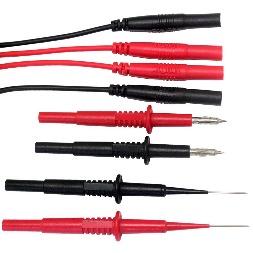 Aidetek Needle Tipped Multimeter Probes Heavy Duty Socket Test Probes ...