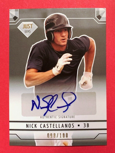 NICK CASTELLANOS Philadelphia Phillies 2011-12 Certified #'d AUTOGRAPH ...