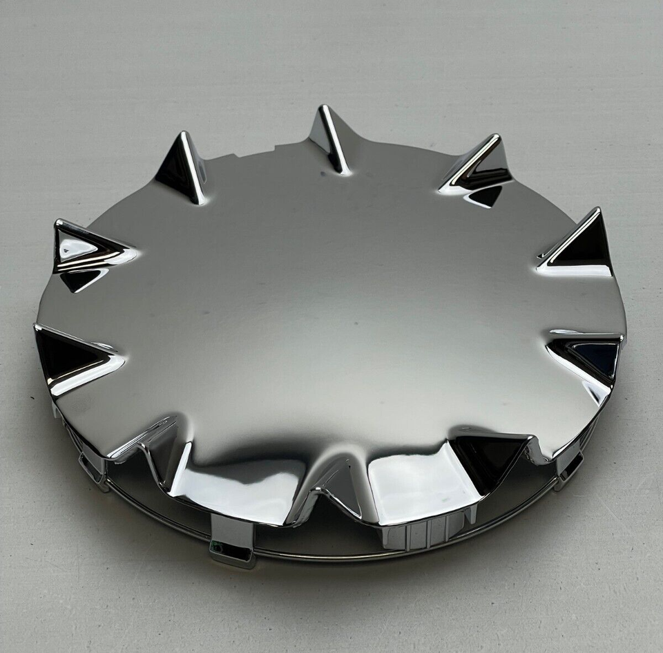 SSR Chrome No Logo Snap In Wheel Center Cap with Lock Ring SSR-REARCAP ...