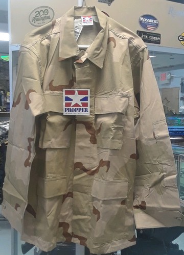 PROPPER BDU TACTICAL SHIRT/ COAT - Brown Camo - Medium Regular - *NEW ...