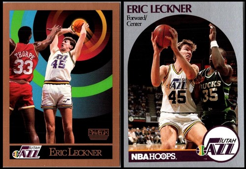 1990 Eric Leckner Utah Jazz (2) Card Lot - LIMITED EDITION – RARE GEM ...