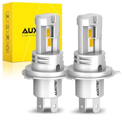 PAIR YELLOW H4 LED HEADLIGHT CONVERSION BULBS 9003 3000k Replacement ...