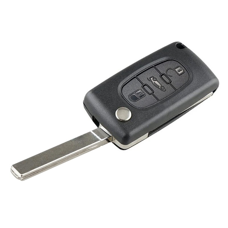 Plastic Key Fob Cover Case Replacement 2/3 Button Shell for C4 C5 2005 ...