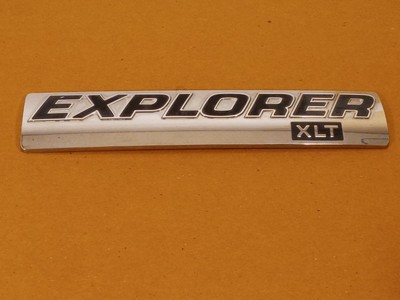 Ford Explorer XLT emblem badge decal logo rear nameplate symbol OEM ...