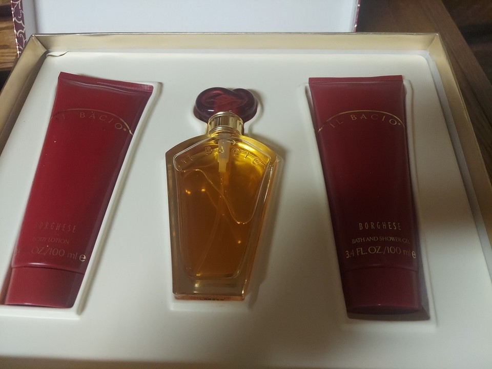 IL BACIO by BORGHESE For Women 3PCs Perfume Gift Set, 1 OZ EDP + B/L ...