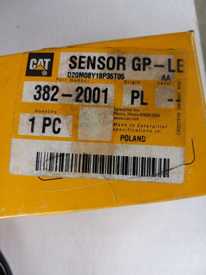 GENUINE CATERPILLAR SENSOR GP-LE 382-2001 CAT 3822001 | eBay