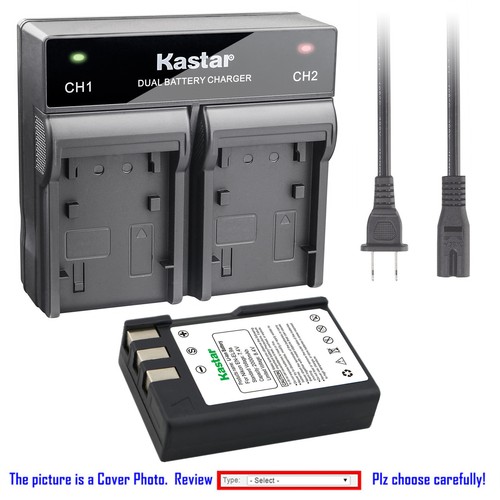 Kastar Battery AC Rapid Charger for Nikon D3000 D5000 Camera Battery ...