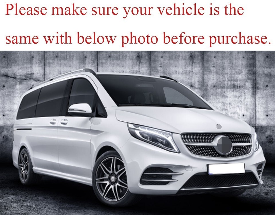 Fit For 15-18 V Class Vito W447 Metris A Front Bumper License Plate ...