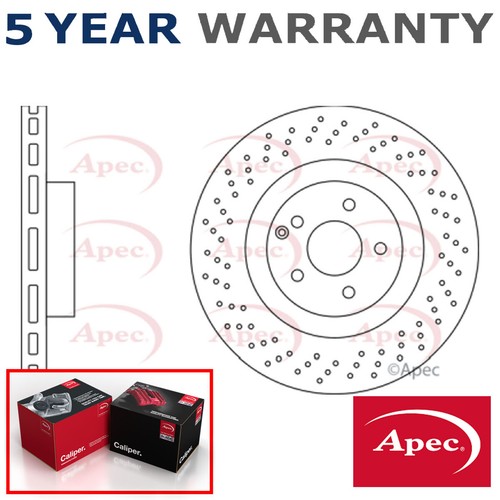 Apec Front Brake Disc Fits Mercedes SL 2003-2012 S-Class 2005-2013 ...