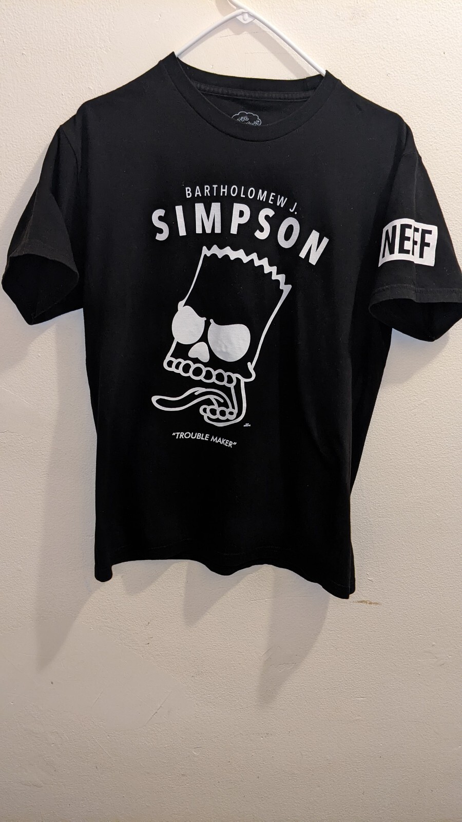 NEFF brand Bart Simpson - Troublemaker, Size Medium, … - Gem