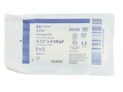 Kerlix Fluff Bandage Roll Gauze 6-Ply 4.5'' X 4.1 Yard Roll Sterile ...