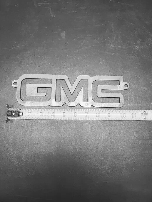 CUSTOM GMC BADGE EMBLEMS LOGO BOLT ON LS SWAP SQUARE BODY, OBS, CHEVY ...