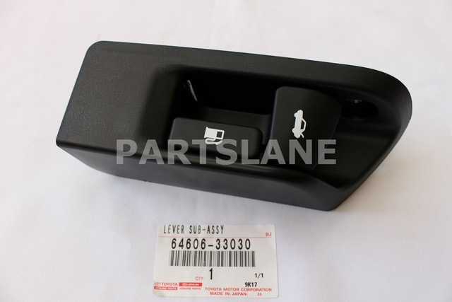 07-16 Toyota YARIS & 07-11 Camry Floor Trunk Release Lever Fuel Door ...