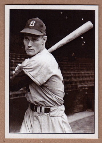 CHUCK CONNORS '49 BROOKLYN SIGNATURE PHOTO CARD PLUTOGRAPH SERIAL #/200 ...