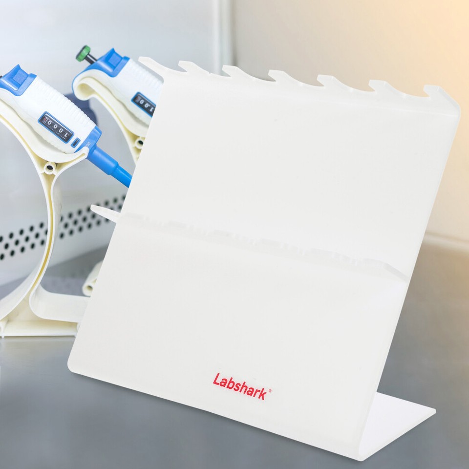 Pipette Stand Plastic Pipette Holder Portable Linear Pipette Storage ...