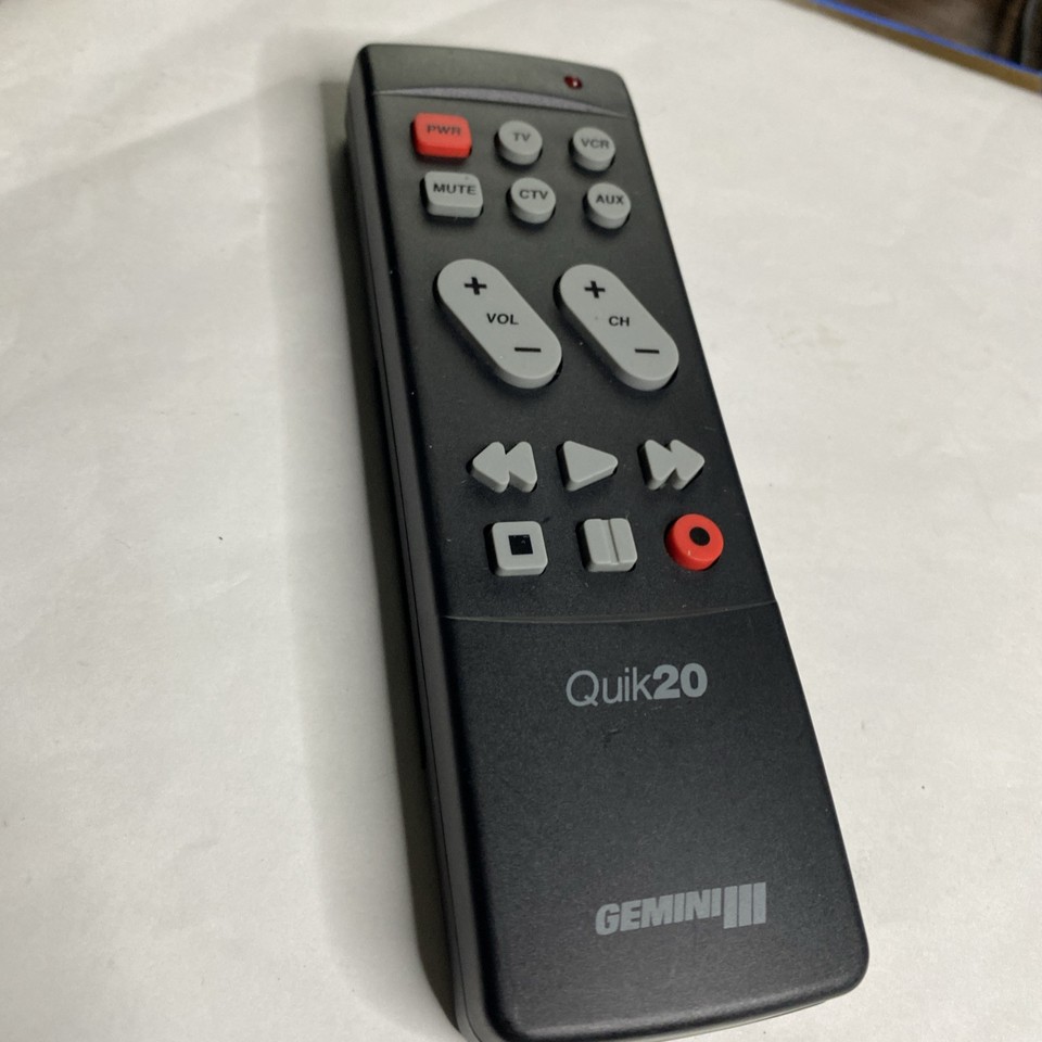 GEMINI III Quik20 Universal Remote Control Preowned | eBay