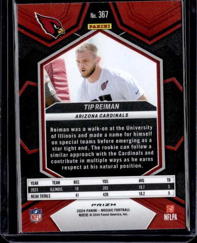 2024 Panini Mosaic #367 Tip Reiman Mosaic Green | eBay