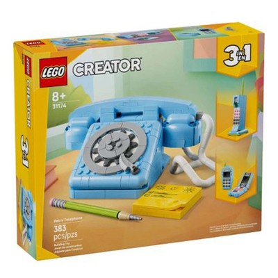31174 RETRO TELEPHONE flip phone car cell lego creator 3 in 1 legos set ...