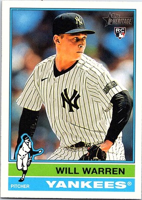 2025 Topps Heritage #281 Will Warren RC Rookie Card New York Yankees | eBay