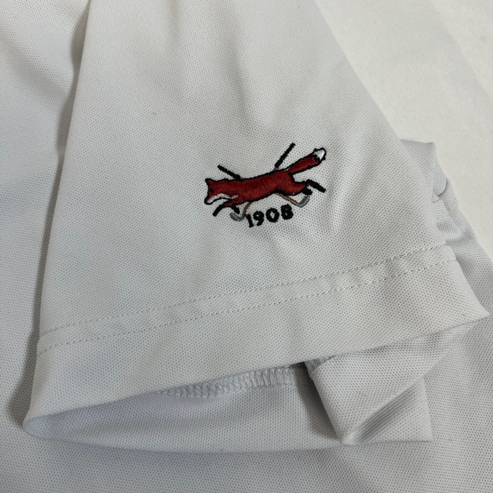 Peter Millar Mens Summer Comfort Solid White Polo Golf Shirt Size XL | eBay