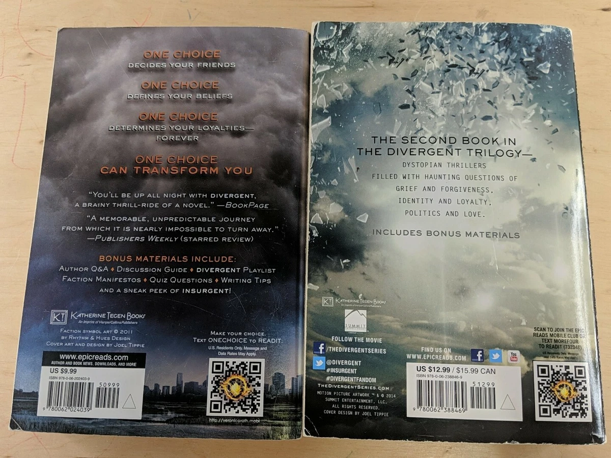 Divergent Book Back Cover