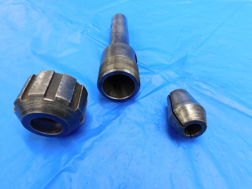 UNIVERSAL ENG Z COLLET CHUCK EXTENSION 55125 1" SHANK DOUBLE TAPER W 1/ ...