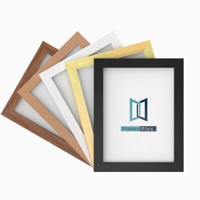 MODERN WIDE FLAT PHOTO PICTURE FRAME POSTER FRAMES LARGE 5 COLOUR ALL ...