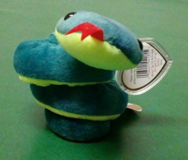 Ty Beanie Baby Hissy Snake Beanbag Plush Original Tag 1997 PE 4185 Gen ...