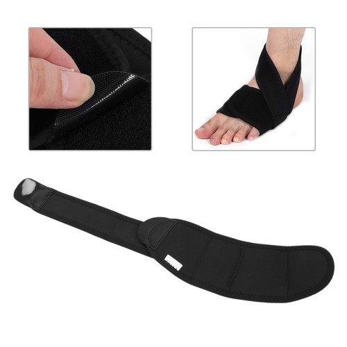 (Left Foot)Professional Elastic Soft Foot Drop Brace Adjust Foot Varus ...