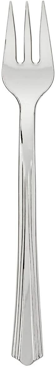 WNA 50 Count Reflections 4.2 Petite Plastic Tasting Fork, Silver | eBay