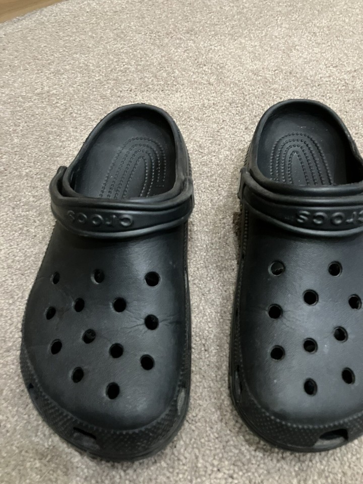 Black crocs size 7/9 Unisex | eBay