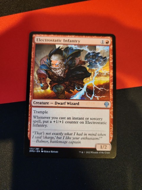 MTG Electrostatic Infantry Dominaria United 122/281 Regular Uncommon ...