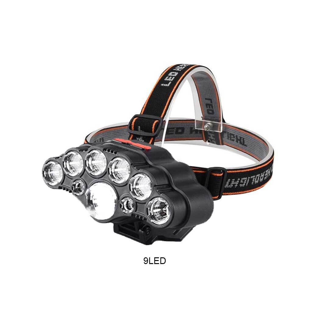 Rechargeable Headlamp Headlight Waterproof Lantern Adjustable Powerful ...