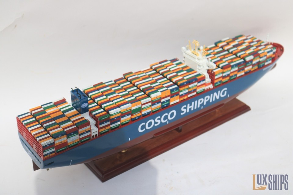 Cosco Shipping Container Model Ship 72cm | eBay