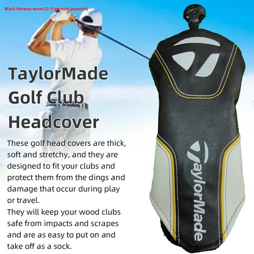 Taylormade Golf Club Headcovers Driver Fairway Woods Cover Head Covers ...