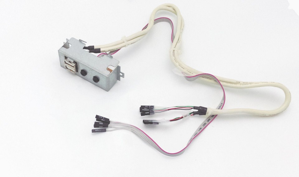 New PC Tower Case Front Panel MIC/Audio Out, 2x USB Ports PCB ...