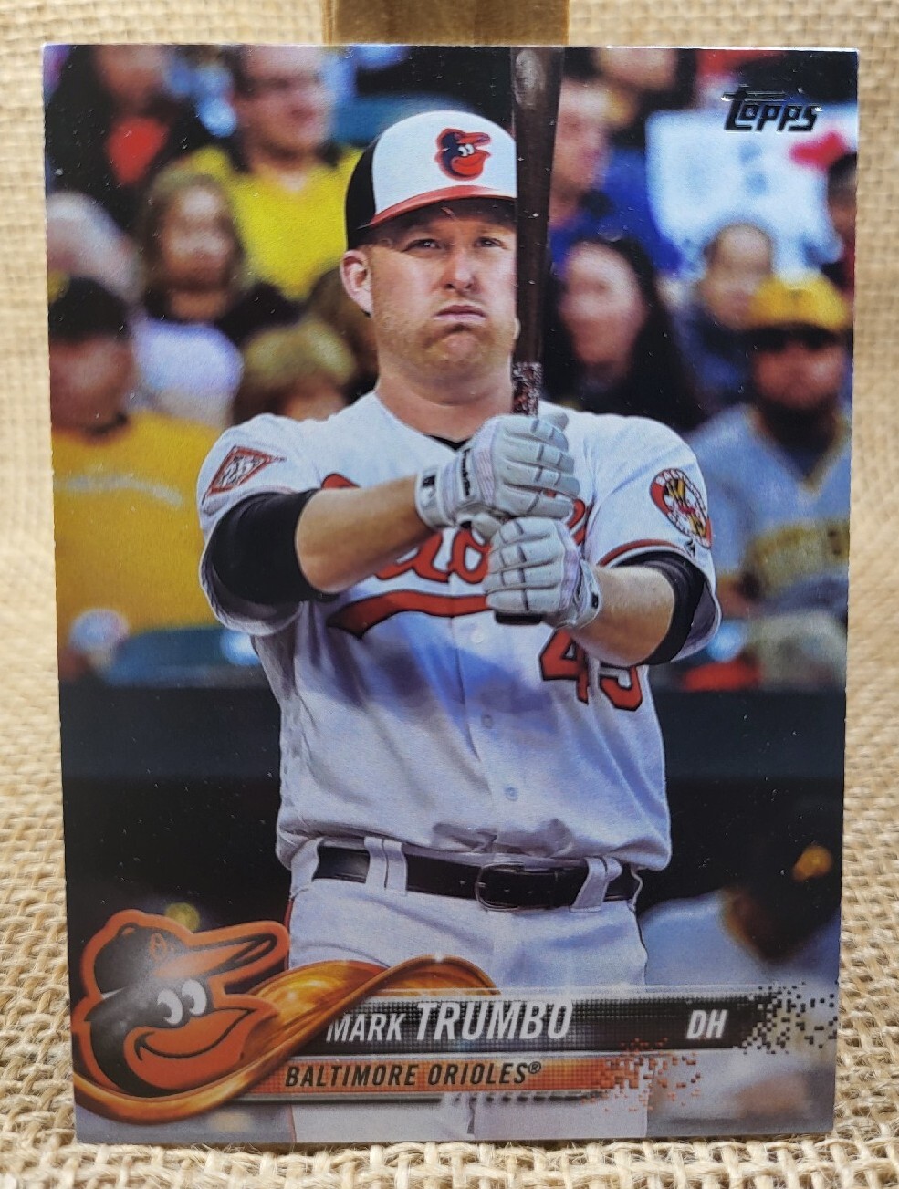 2018 Topps Series 1 Mark Trumbo Baseball Card #287 Orioles FREE S&H A8 ...