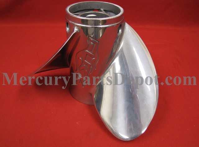 Mercury Fury Propeller 3 Blade SS 14 Dia 23p RH Comp Series 48 ...