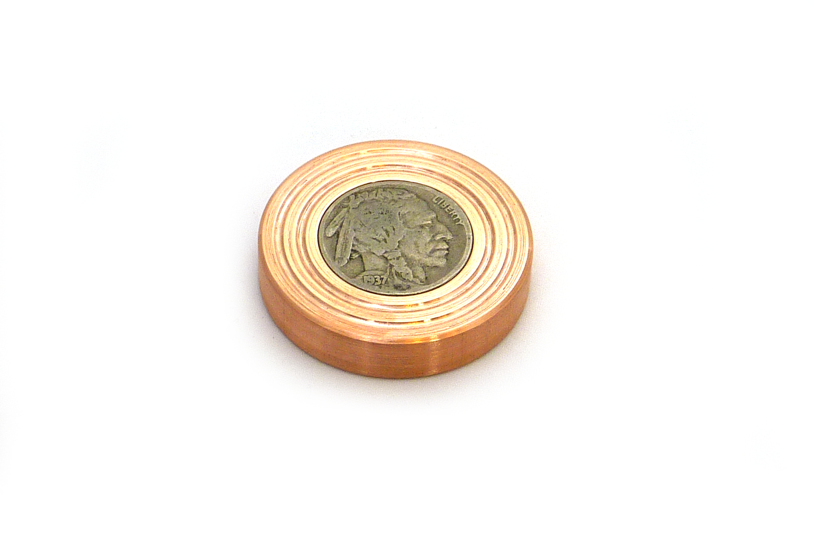 Copper Buffalo Worry Coin | eBay