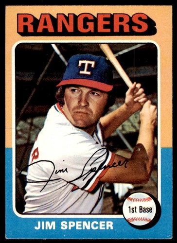 1975 TOPPS JIM SPENCER 100 TEXAS RANGERS #387 | eBay