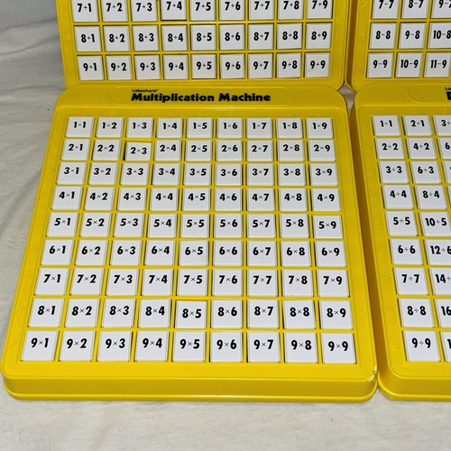 Lakeshore Math Machines Lot Of 4 -Addition-Subtraction-Multiplication ...