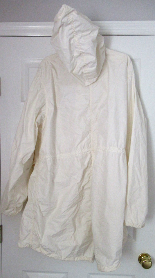 White Snow Camo Military Jacket w/ Draw Strings Thin Cotton/Nylon | eBay